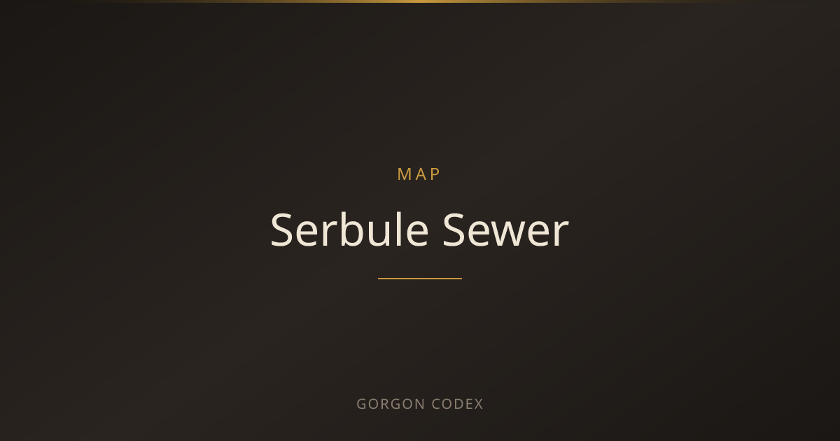 Serbule Sewer Interactive Map | Project Gorgon