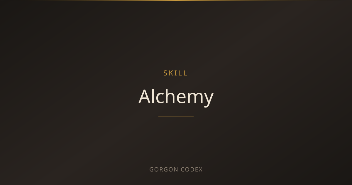 Project Gorgon Alchemy — Abilities, Recipes, Trainers & Leveling Guide ...